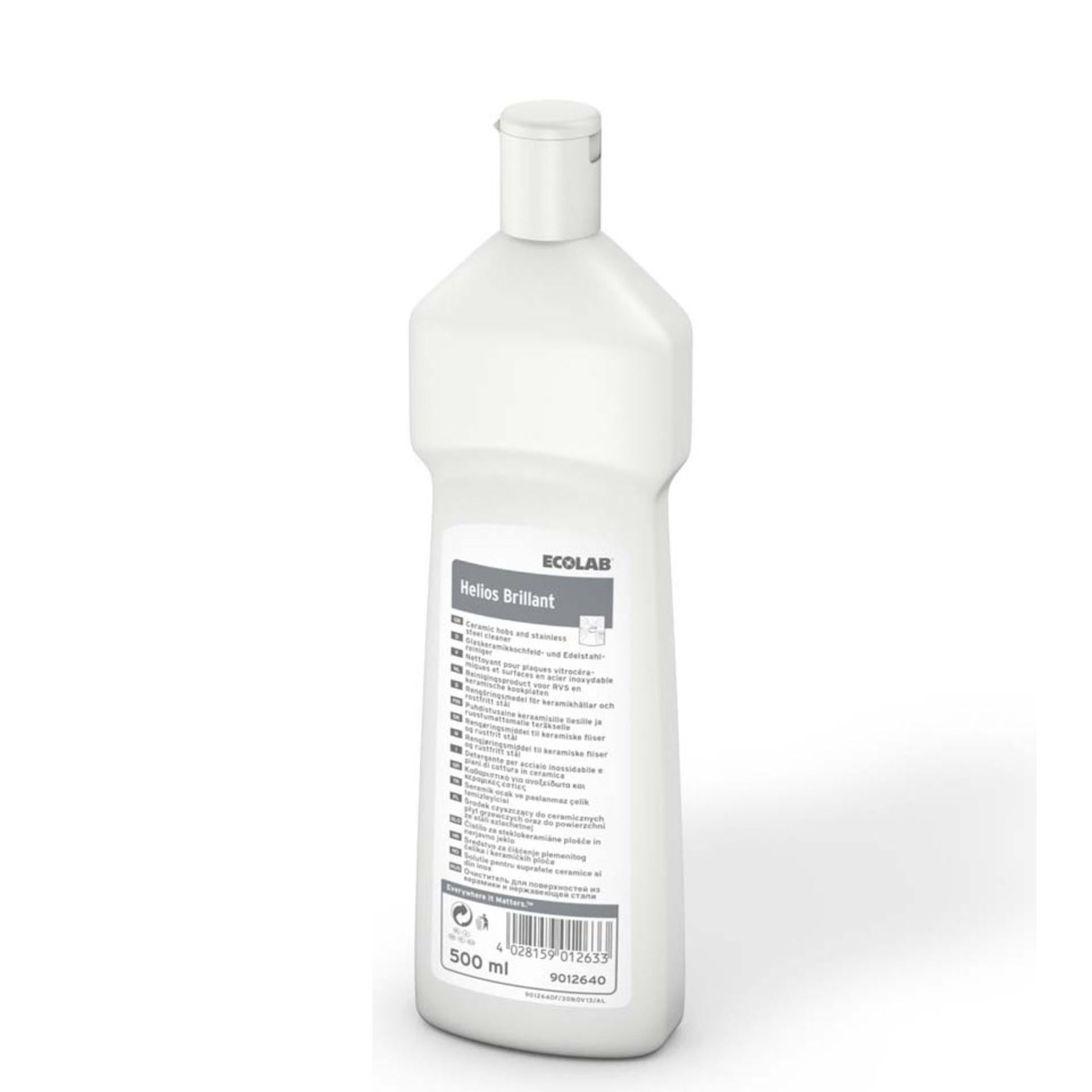 ECOLAB Helios Brillant Edelstahlreiniger - 500 ml Flasche